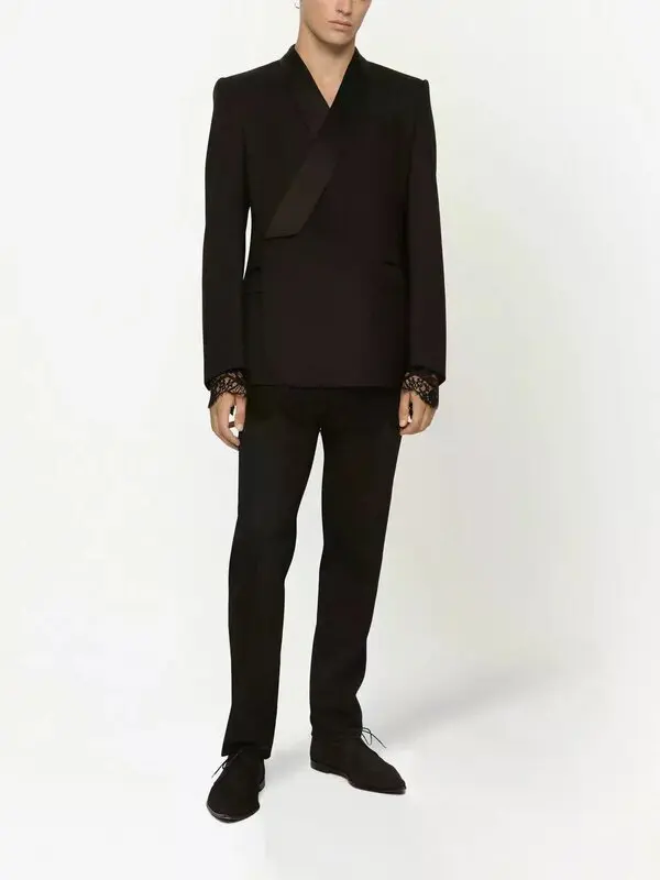 Dolce & Gabbana Sicilia-fit Double-breasted Tuxedo Blazer