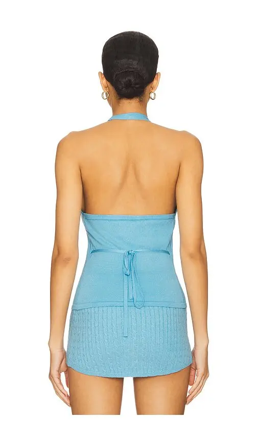 Frankies Bikinis Lullaby Knit Halter Top
