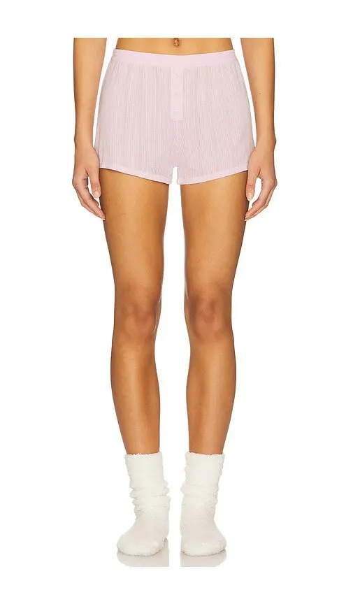 NEGATIVE UNDERWEAR Whipped Boyfriend Short - Blush