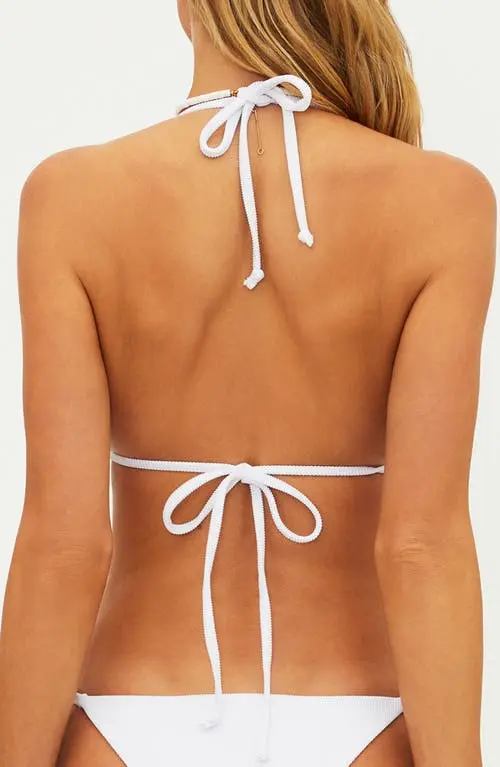 Beach Riot Winona String Bikini Top - White