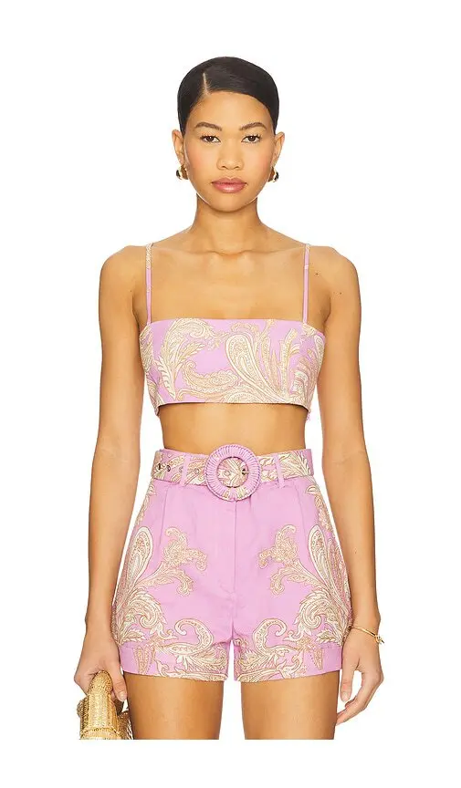 Hemant & Nandita Bralette In Purple - Lilac