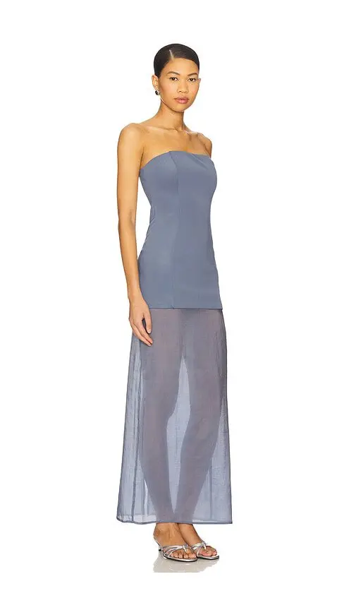 SNDYS. X Chloe Sheer Dress - Periwinkle