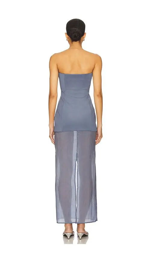 SNDYS. X Chloe Sheer Dress - Periwinkle