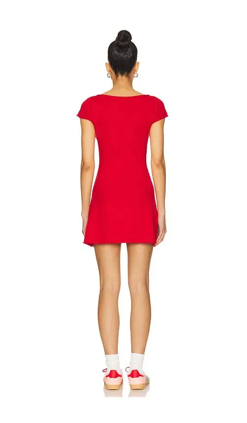 hot pink color block dress Shop the Zoe Mini Dress in Hot Pink main image 0