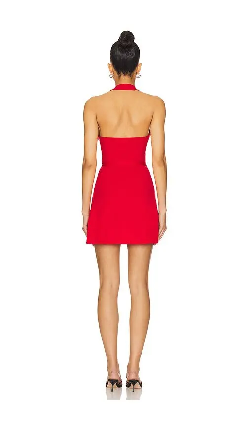 Frankies Bikinis Evening Cloud Knit Wrap Dress In Cherry - 26% Off |  Editorialist