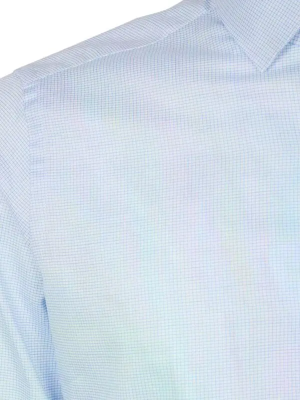 TINTORIA MATTEI 954 Checked Shirt - Blue