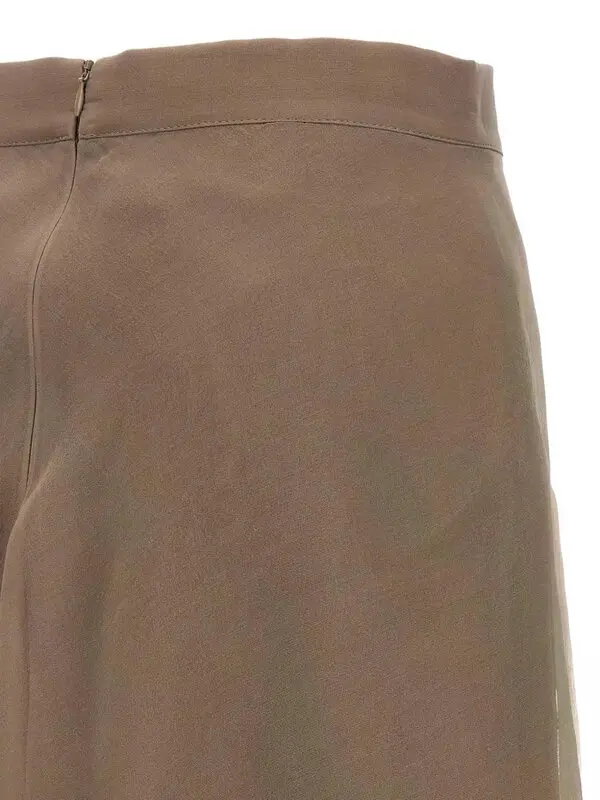 Brunello Cucinelli Pleated Maxi Skirt