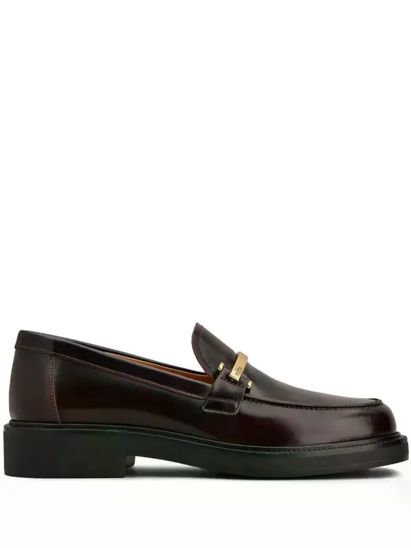 TOD'S Leather Loafers - Brown