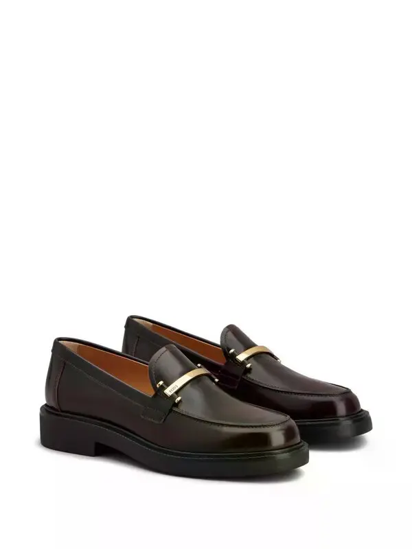 TOD'S Leather Loafers - Brown