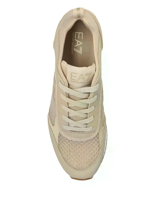 EA7 Leather Sneakers