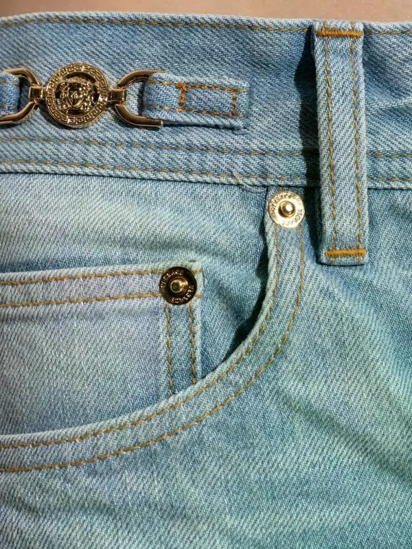 Versace Logo-patch Jeans