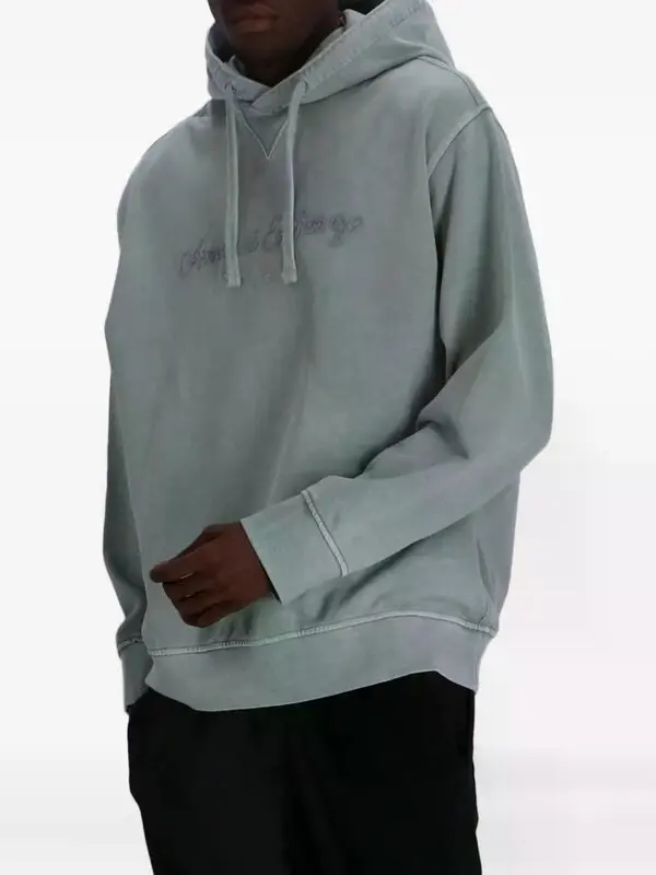 Armani Exchange Logo-embroidered Hoodie