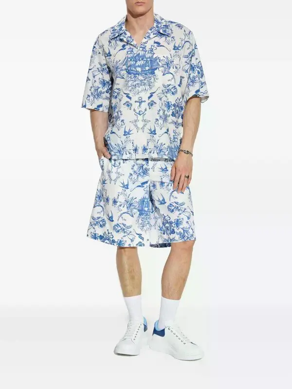 Alexander McQueen Floral-print Shorts