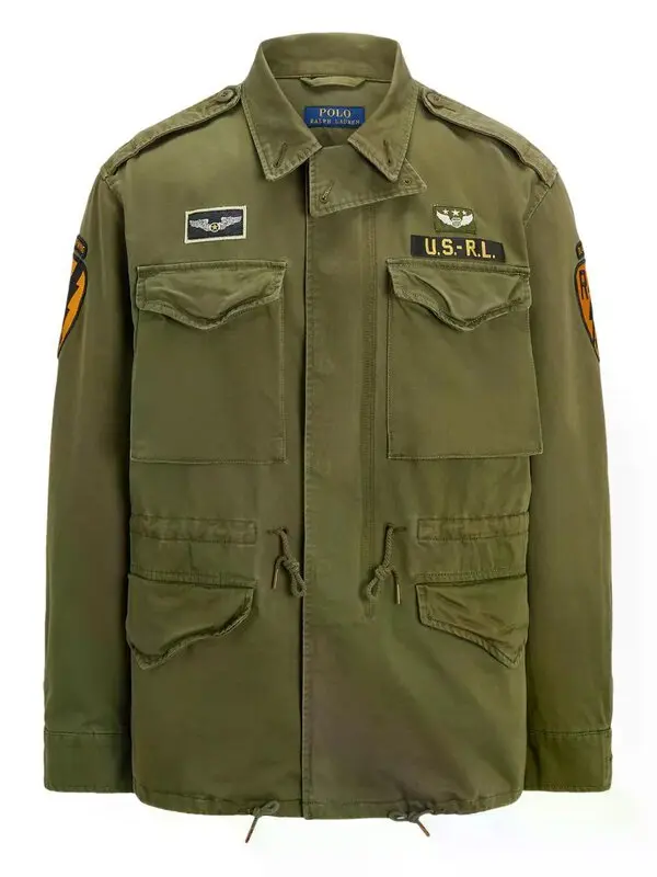 Polo Ralph Lauren Logo-appliqué Military Jacket