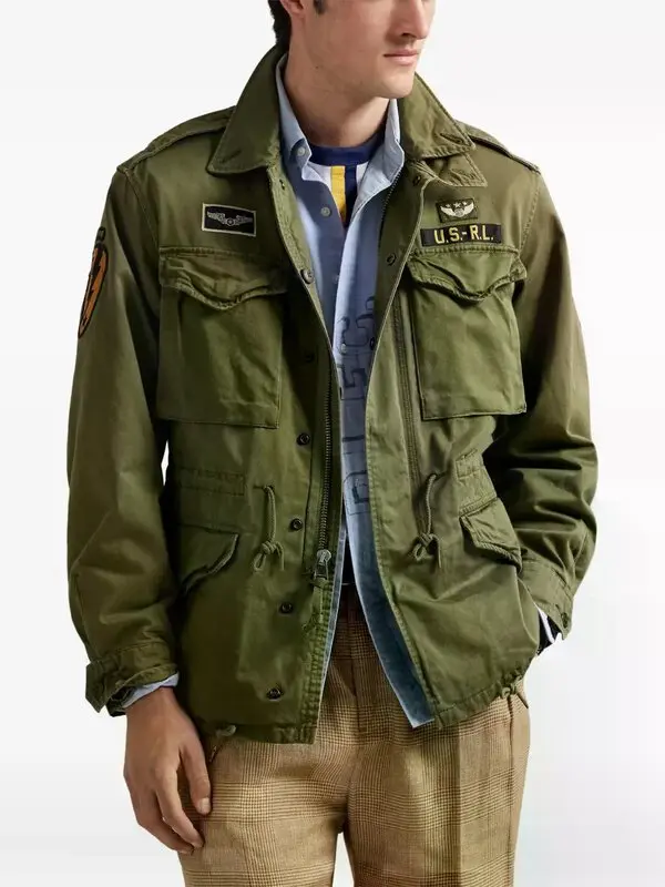 Polo Ralph Lauren Logo-appliqué Military Jacket