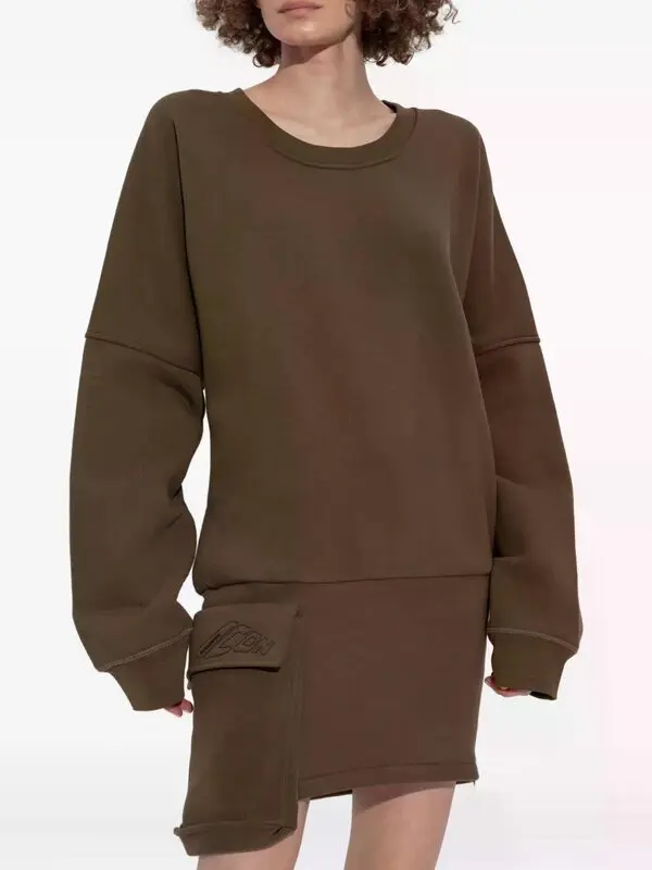 Dsquared2 Asymmetric-hem Sweatshirt Dress
