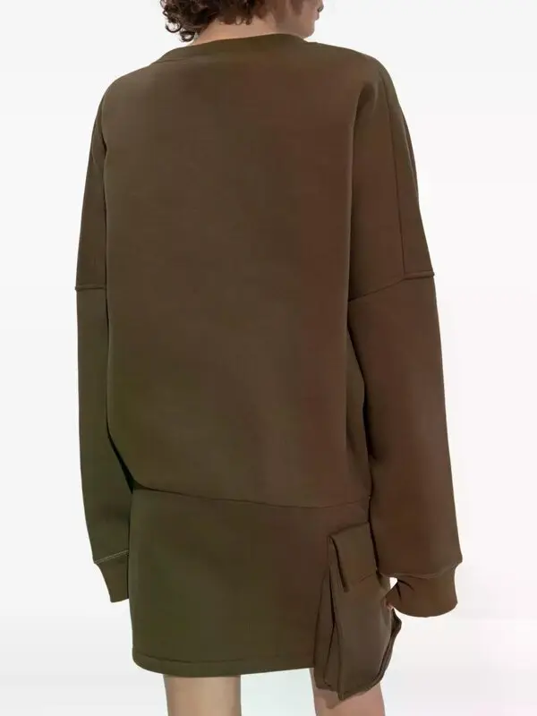 Dsquared2 Asymmetric-hem Sweatshirt Dress