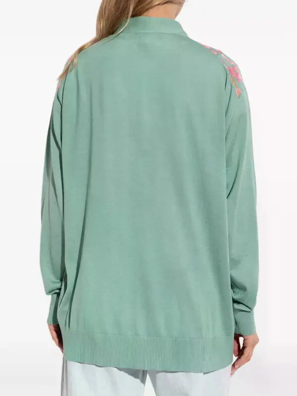 Versace Embroidered Cardigan