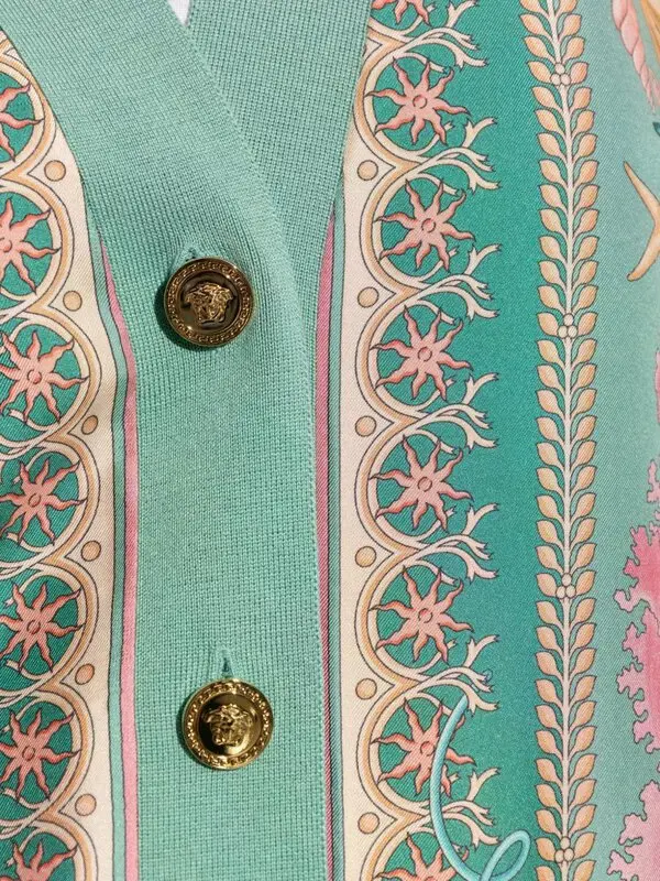 Versace Embroidered Cardigan