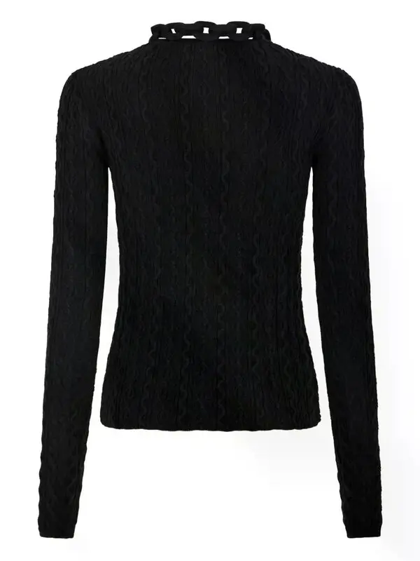 Rabanne Chain-detail Sweater - Black