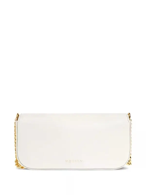 Alexander McQueen Small Skull Flower Shoulder Bag - White