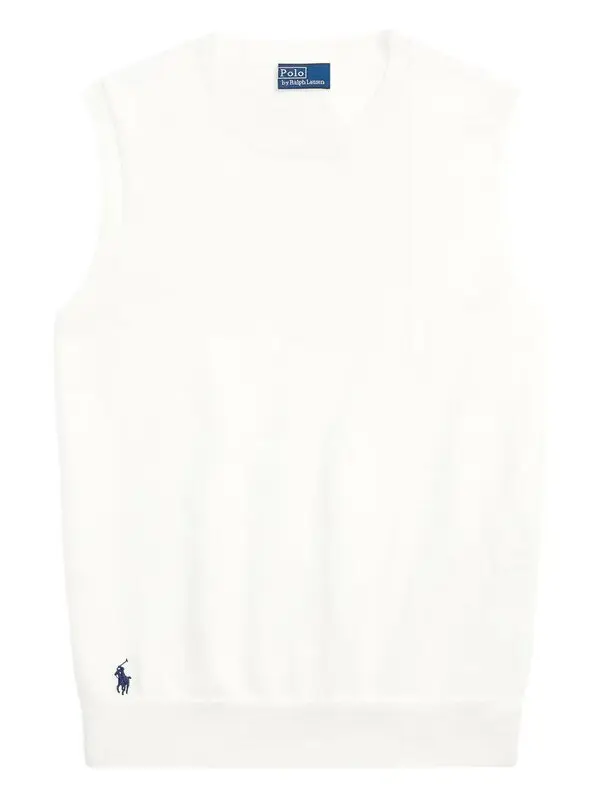 Polo Ralph Lauren Fine-knit Vest - White