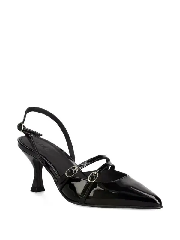 ALOHAS 75mm Patent-leather Slingback Pumps