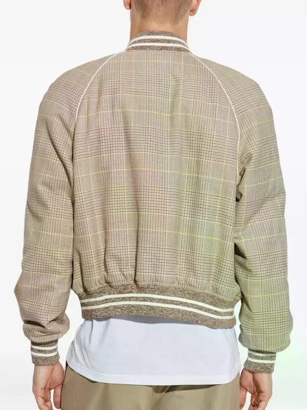 Alexander McQueen Checked Bomber Jacket
