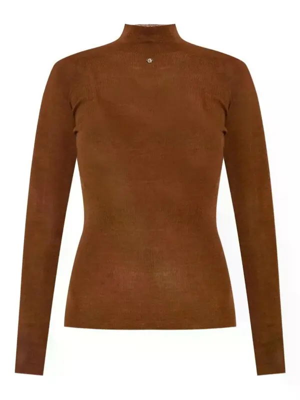 Versace Turtleneck Jumper - Brown