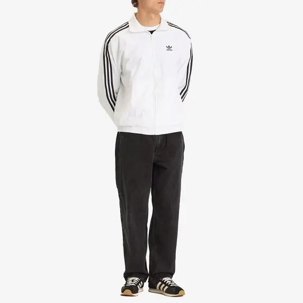Adidas Firebird Track Jacket - White/black