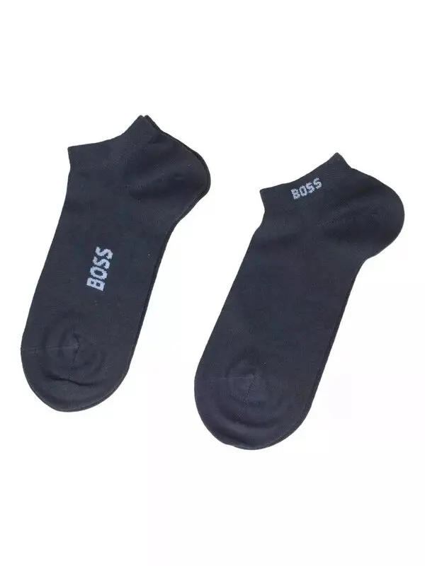 Hugo Boss Logo Ankle Socks - Blue