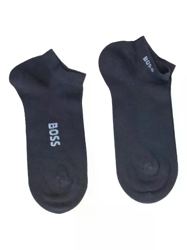 BOSS Logo Ankle Socks - Blue