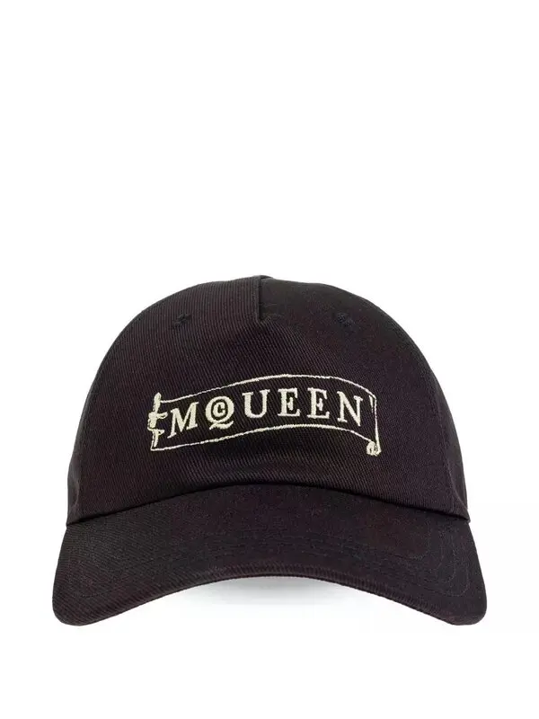 Alexander McQueen Embroidered-logo Baseball Cap - Black