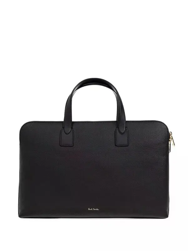 Paul Smith Striped Laptop Bag - Black