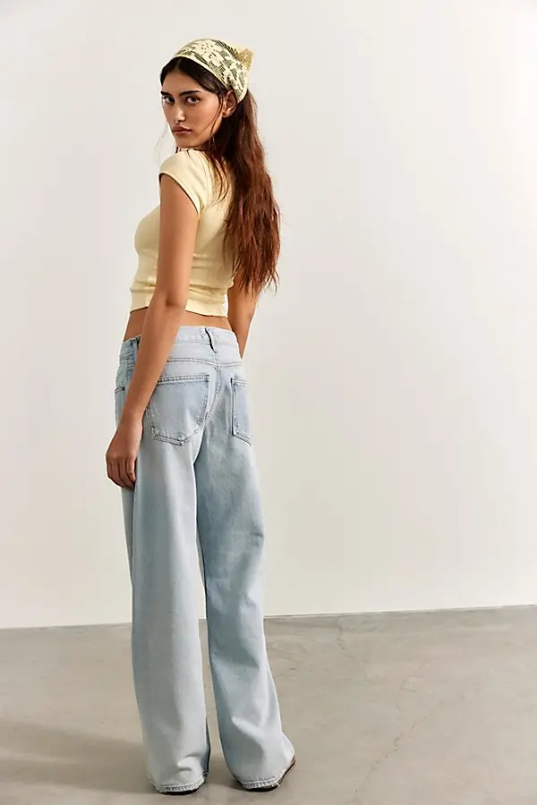 AGOLDE Low-rise Loose Straight Jeans - Amplify