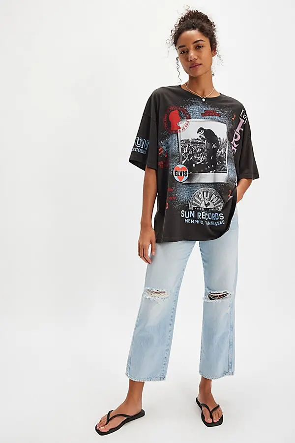 Daydreamer Elvis Presley Sun Records Oversized Tee
