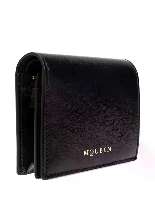 Alexander McQueen Leather Wallet - Black