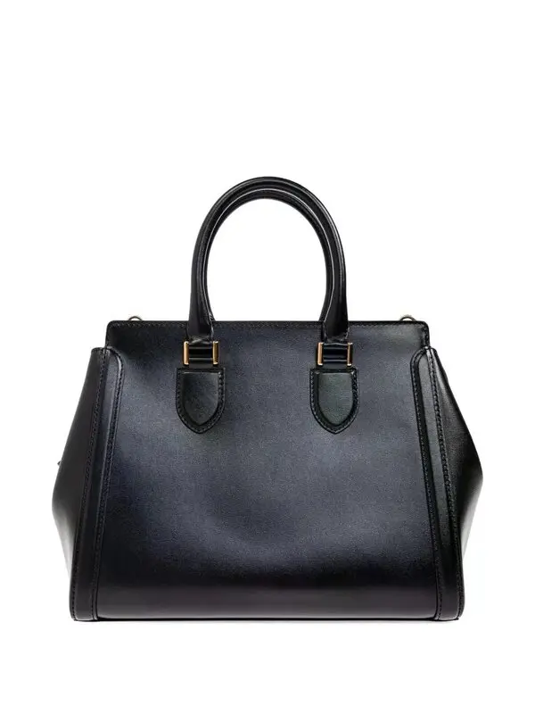 Alexander McQueen Leather Tote Bag - Black