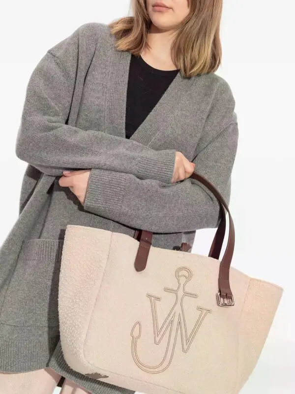 JW Anderson Logo-embroidered Tote Bag