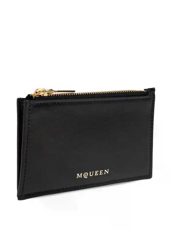 Alexander McQueen Leather Cardholder - Black