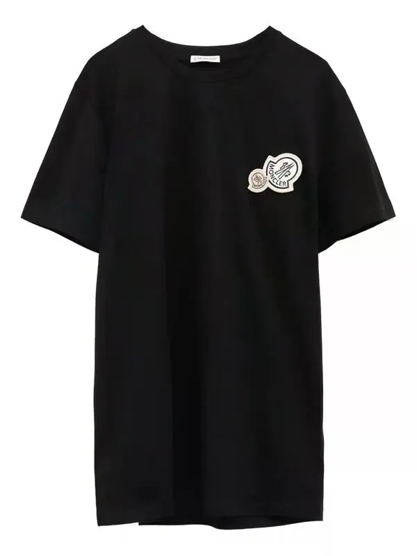 Moncler Logo-appliqué T-shirt - Black