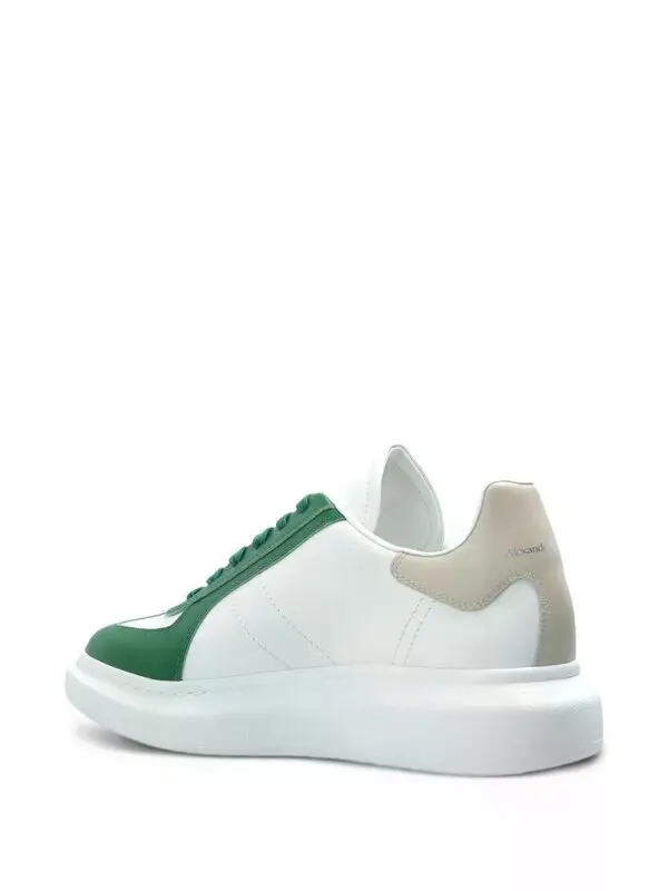 Alexander McQueen Oversized Panelled Lace-up Sneakers - Green