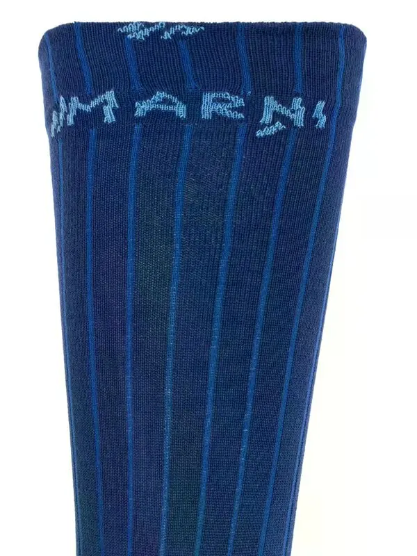 Marni Intarsia-knit Logo Socks