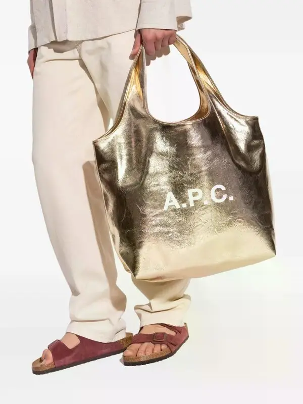 A.p.c. Ninon Metallic Tote Bag