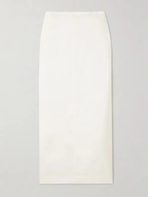 Khaite Lalisa Silk-organza Maxi Skirt - Neutrals