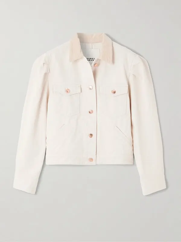 Isabel Marant Nolinea Cotton-twill Jacket - Ecru