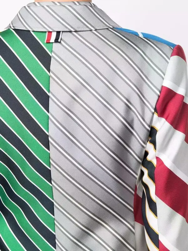 Thom Browne Striped Silk Blazer