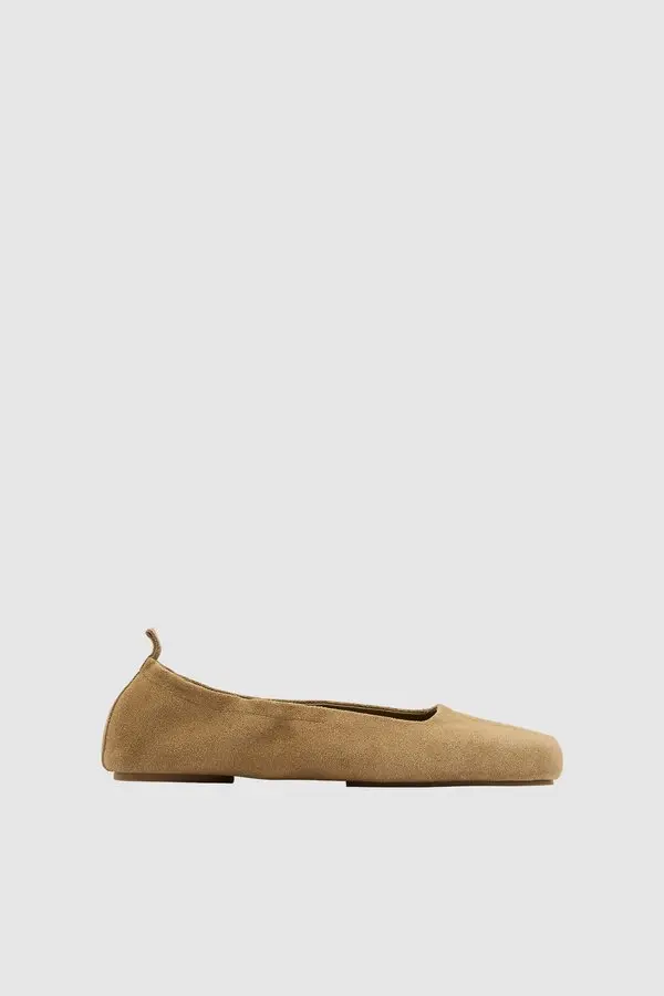 ST AGNI Ballet Flat - Oak
