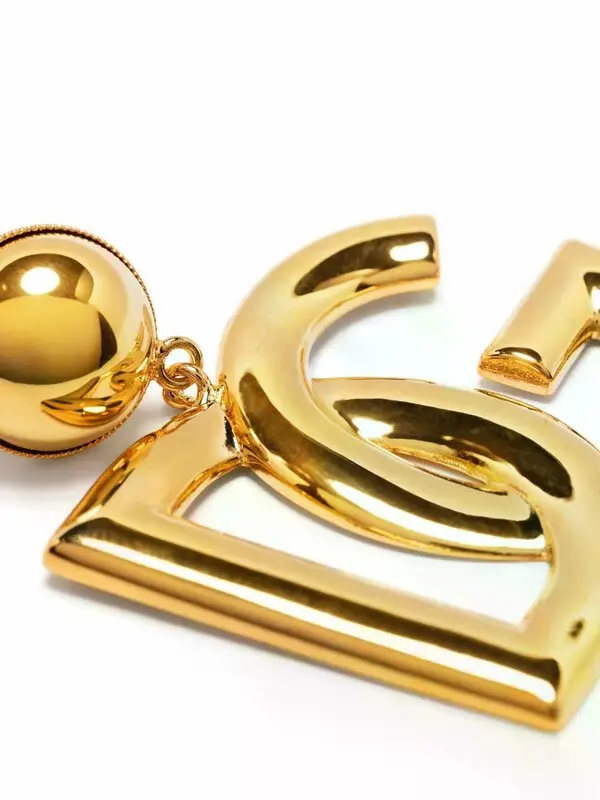Dolce & Gabbana Dg Logo Clip-on Earrings