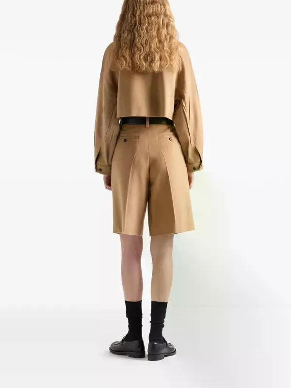 Prada Camel Hair Blouson Jacket - Brown